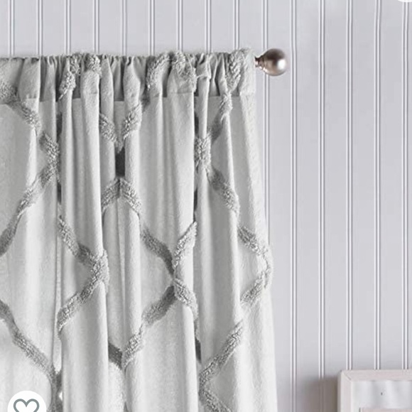 Peri Home | Accents | Peri Home Chenille Lattice Grey Curtain Panels ...